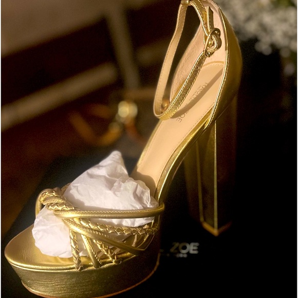 Rachel Zoe | Shoes | Rachel Zoe Gold Never Worn Platform Shoes | Poshmark